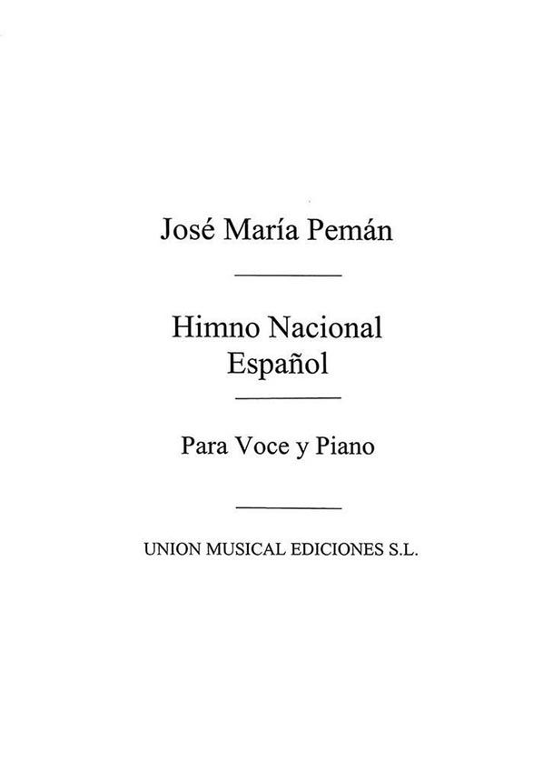 Himno Nacional Espanol » Vocal Sheet Music , Shop now!