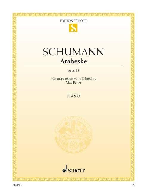 Arabesque Op. 18 by Robert Schumann » Piano Sheet Music