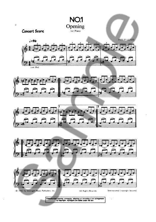Philip Glass Sheet Music for Orchestra » Buy Online