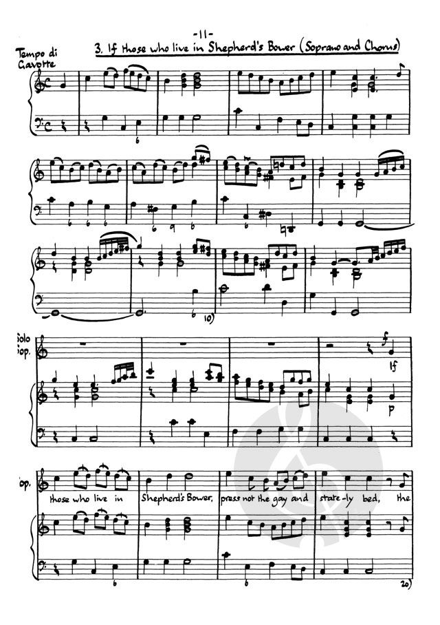 Alfred by Thomas Augustin Arne » Mixed Choir Sheet Music