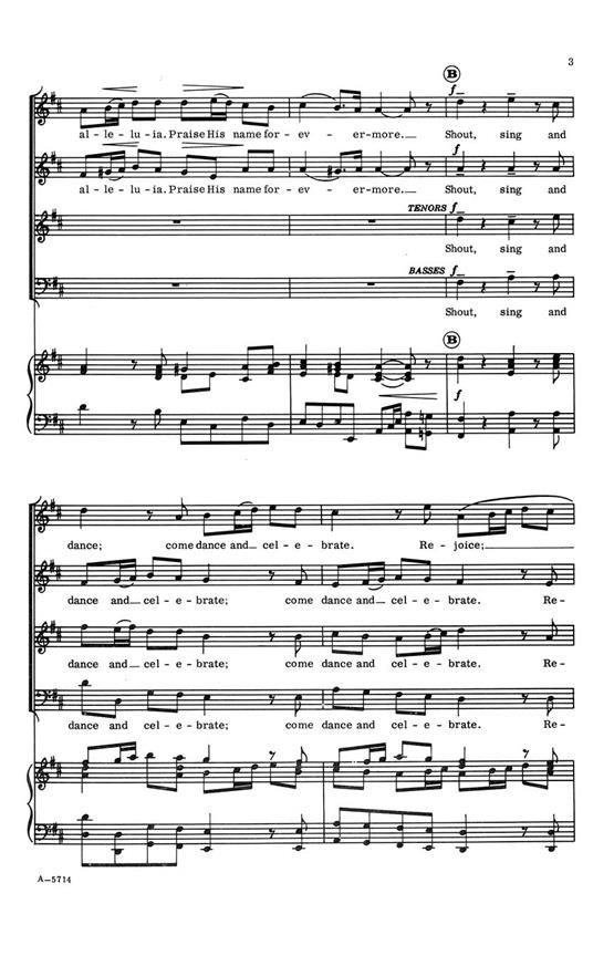 Praise The Lord (Georg Friedrich Händel) » Sheet Music for Mixed Choir