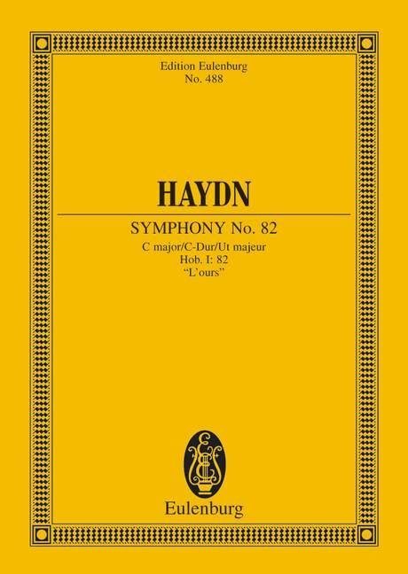 Symphony No. 82 C Major, L'Ours Hob. I: 82 by Joseph Haydn » Sheet ...