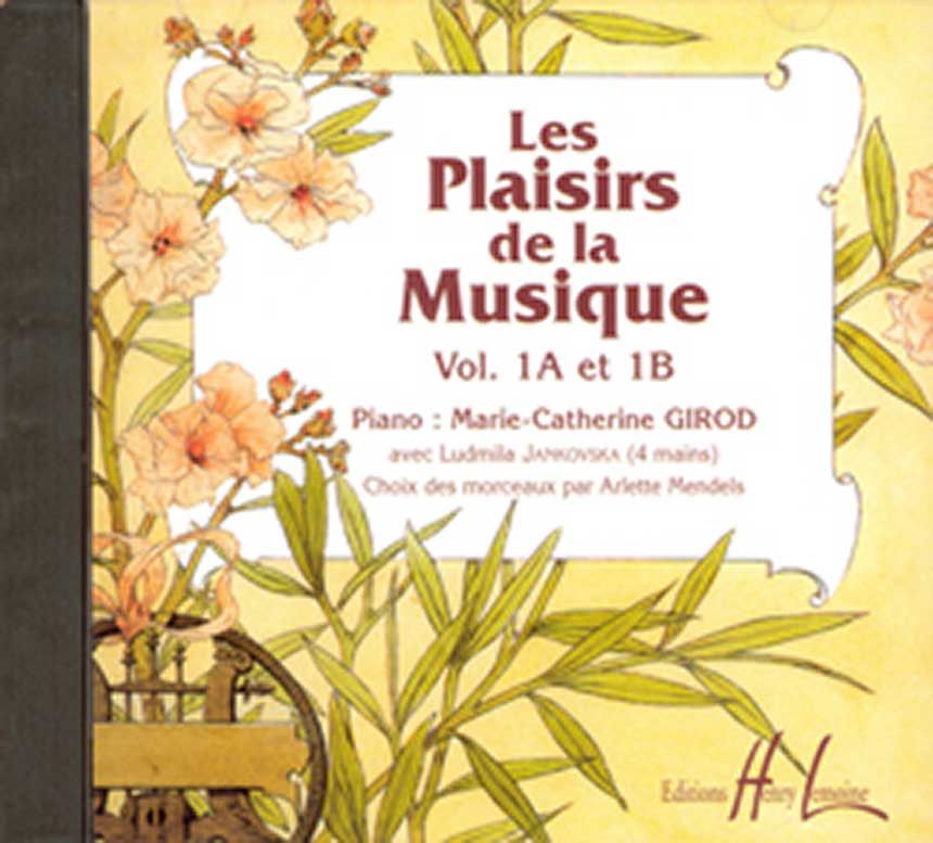 Les Plaisirs de la musique Vol.1A et 1B » Piano Sheet Music (CD)