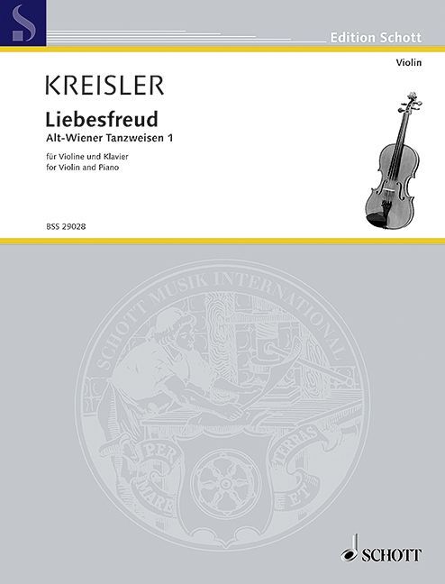 Liebesfreud by Fritz Kreisler » Violin Sheet Music