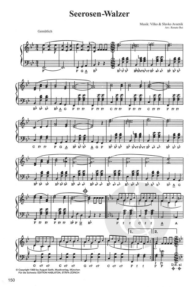 Die besten 101 von Slavko Avsenik » Accordion Sheet Music