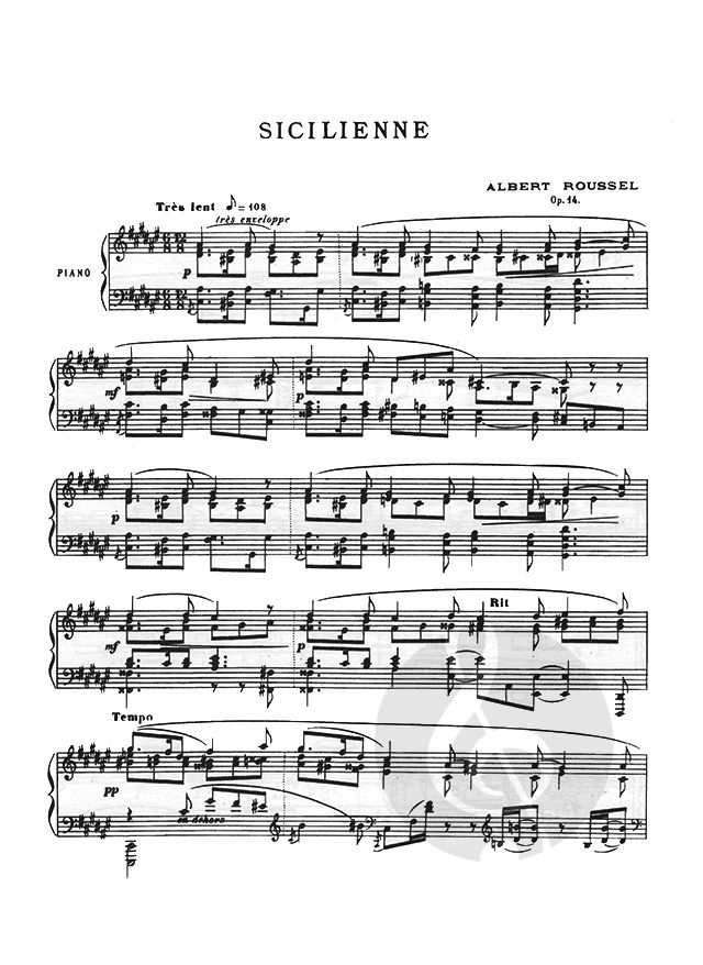 Albert Roussel Piano Sheet Music » Buy Sheet Music Online