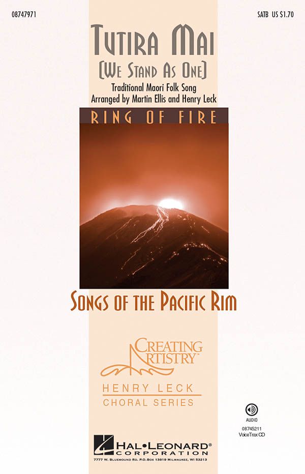 Tutira Mai (We Stand As One) » Sheet Music for Mixed Choir