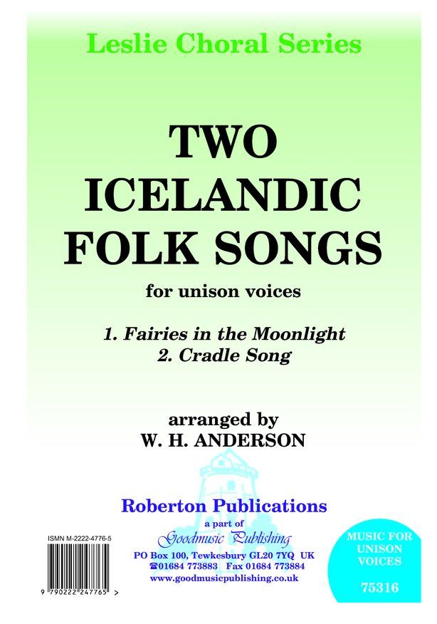 Two Icelandic Folk Songs (William Henry Anderson) » Sheet Music for Choir