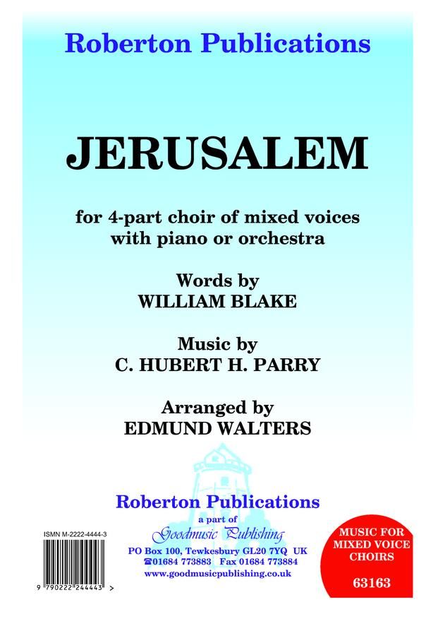 Jerusalem (In Key F) (Charles Hubert Parry) » Sheet Music for Mixed Choir