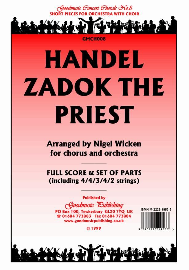 Zadok the Priest by Georg Friedrich Händel » Sheet Music for Orchestra