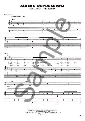Jimi Hendrix Guitar Sheet Music » Buy Sheet Music Online