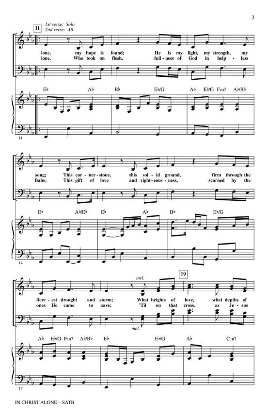 In Christ Alone (Travis Cottrell) » Sheet Music for Choir