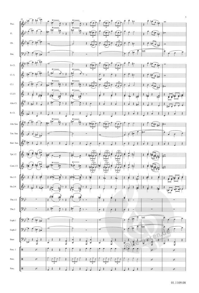 Sleigh Ride (Leroy Anderson) » Sheet Music for Concert Band (Score ...