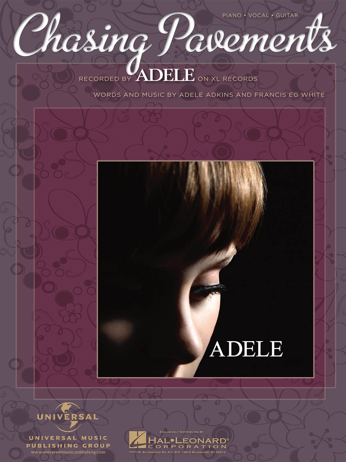 Chasing Pavements by Adele » Piano, Vocal & Guitar