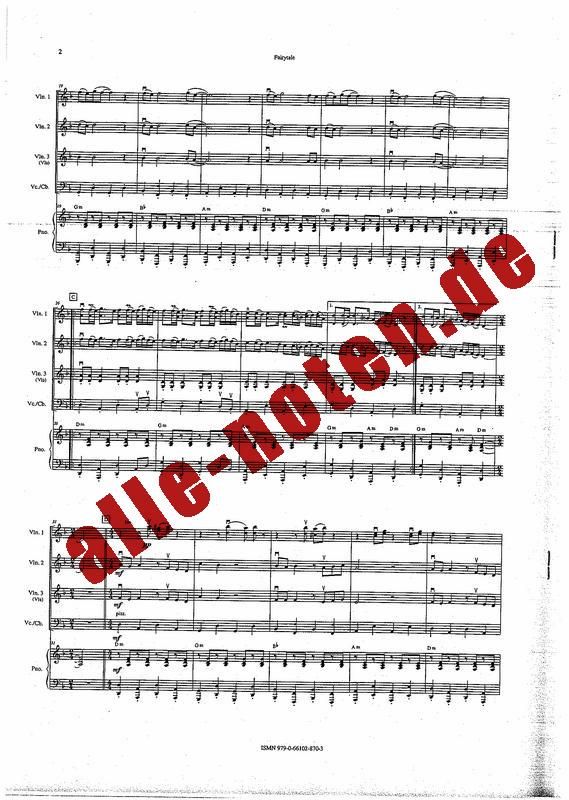 Fairytale by Alexander Rybak » Sheet Music for String Orchestra