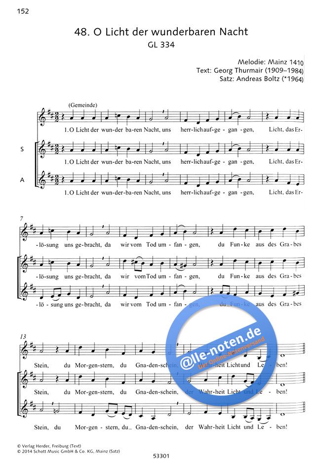 Mainzer Chorbuch by Mathias Breitschaft » Mixed Choir Sheet Music