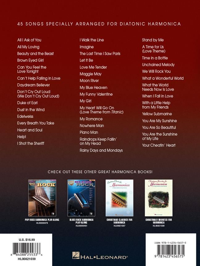 The Great Harmonica Songbook » all-sheetmusic.com
