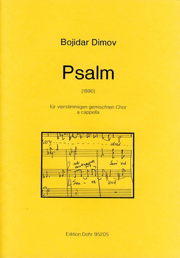 Psalm (Bojidar Dimov) » Sheet Music for Mixed Choir
