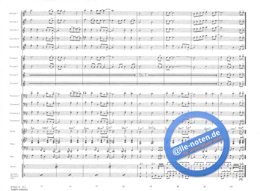 Smooth Operator (Sade) » Jazz Ensemble Sheet Music
