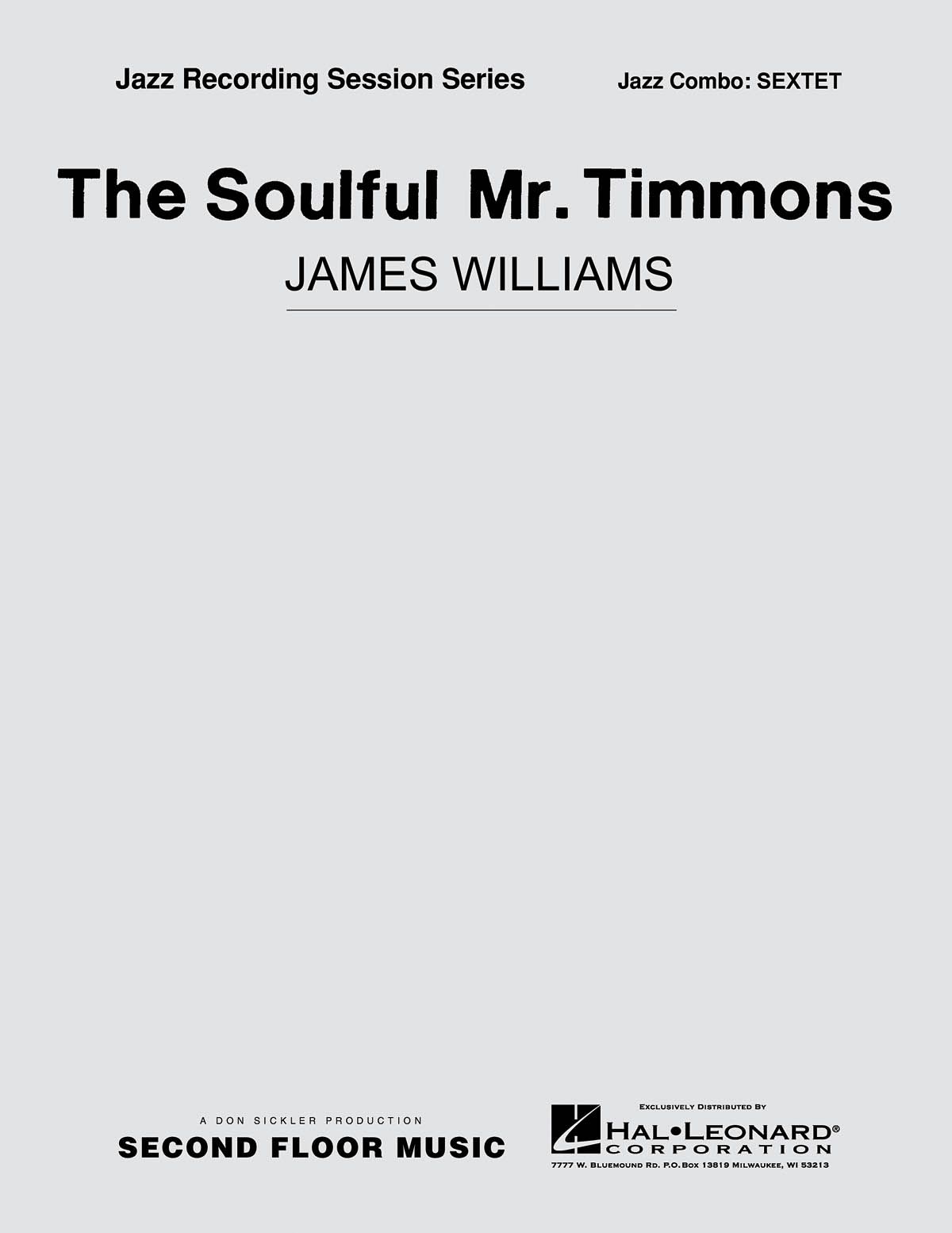 The Soulful Mr. Timmons (Art Blakey) » Sheet Music for Combo