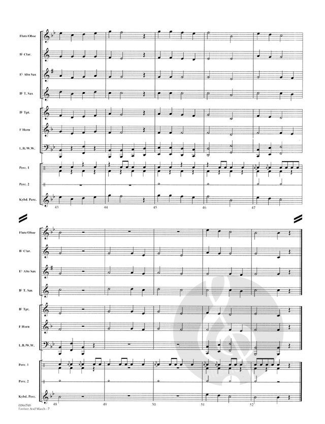 Fanfare And March (Michael Sweeney) » Sheet Music for Concert Band