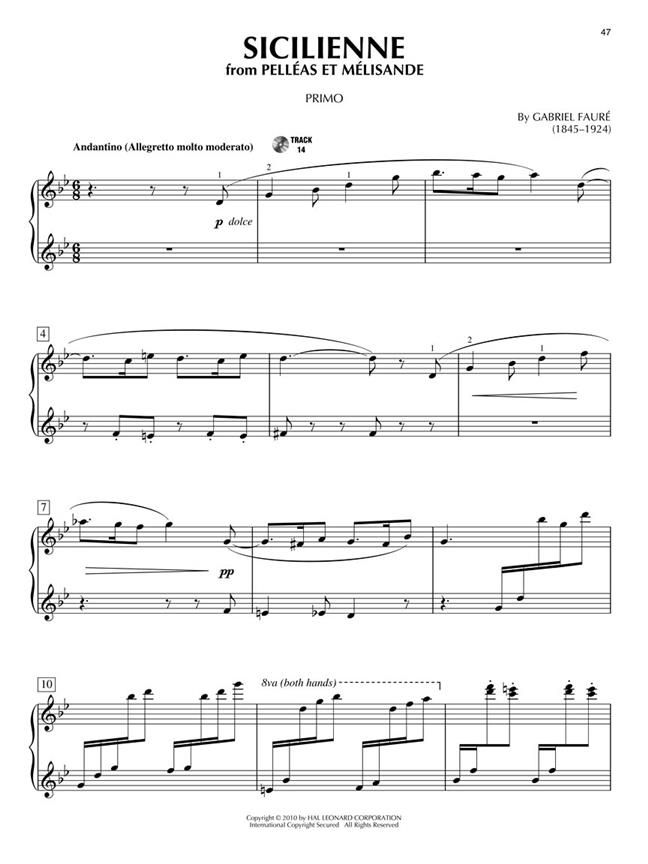 Piano Duet Play-Along Vol. 40: Classical Themes » all-sheetmusic.com