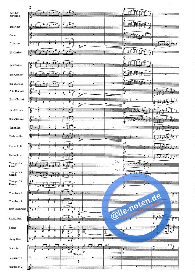 Pops For Band (Goff Richards) » Sheet Music for Concert Band