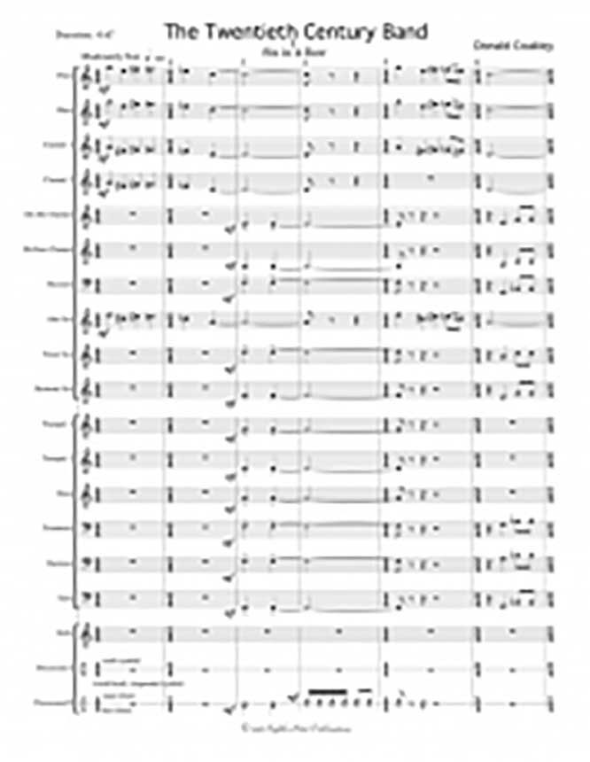 The 20th Century Band (Donald Coakley) » Sheet Music for Concert Band