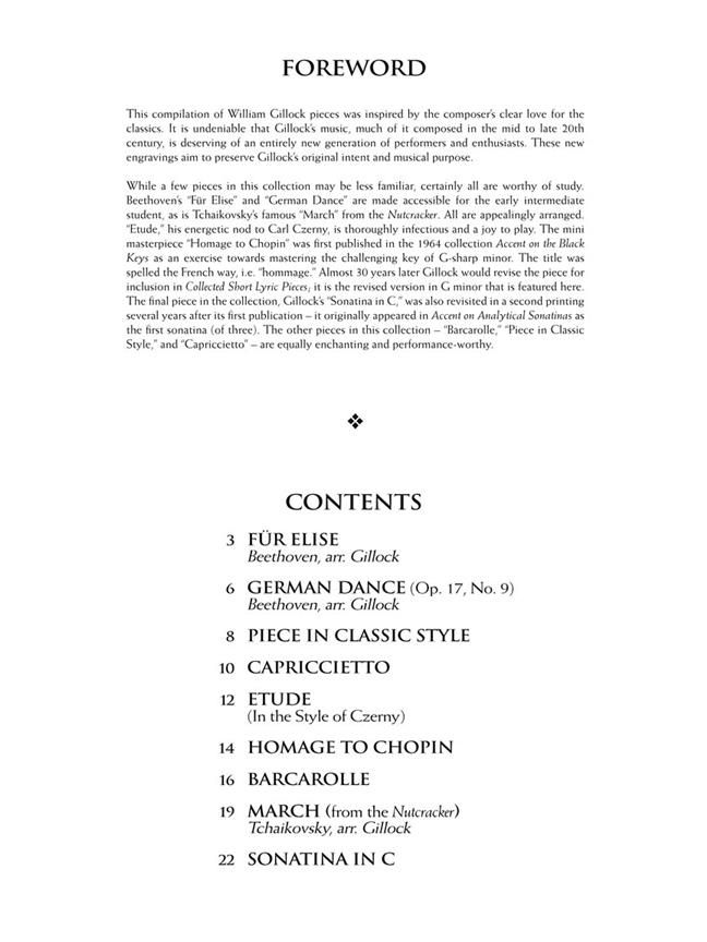 Accent On Classical by William Gillock » Piano Sheet Music