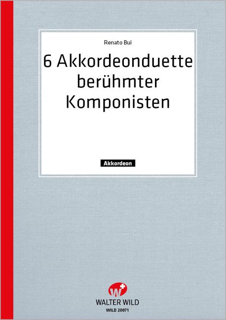 6 Akkordeon Duette Band 1 by Walter Wild » Accordion Duo Sheet Music