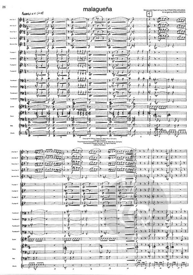 Easy Jazz Classics » Jazz Ensemble Score