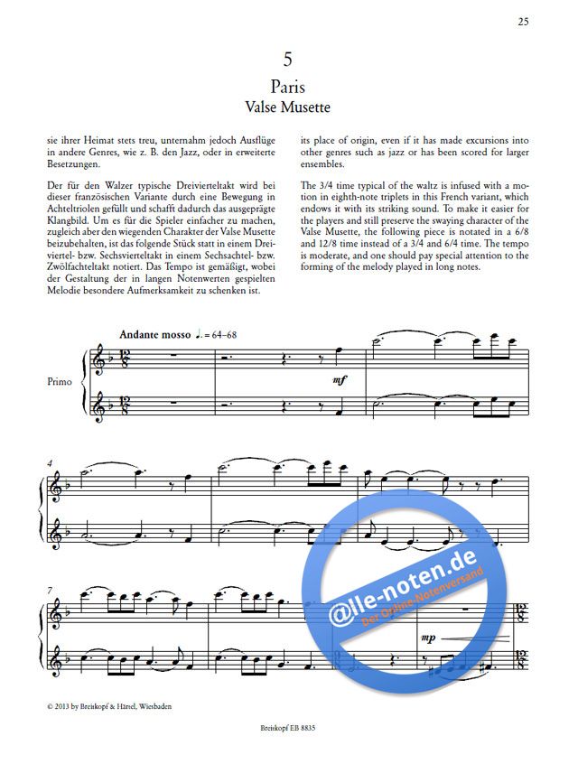 Städte & Rhythmen by Igor Grigori Jussim » Piano Sheet Music