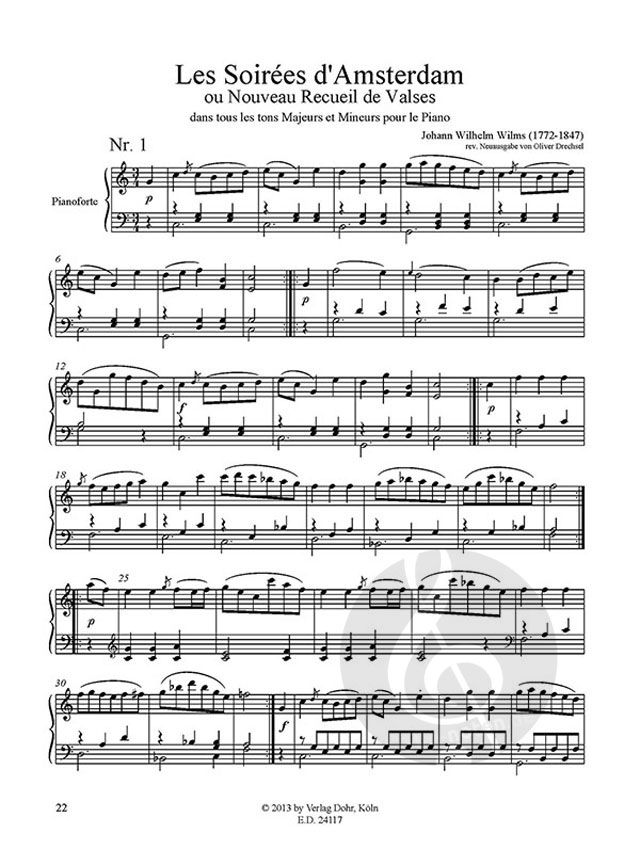 Johann Wilhelm Wilms Piano Sheet Music » Buy Online