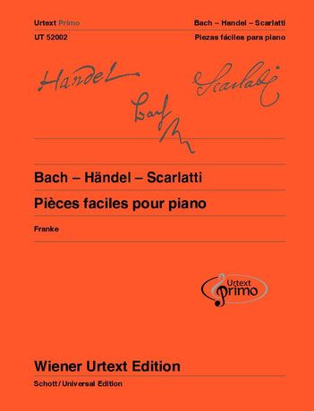 Bach - Handel - Scarlatti Vol. 1 » Piano Sheet Music - UT52002