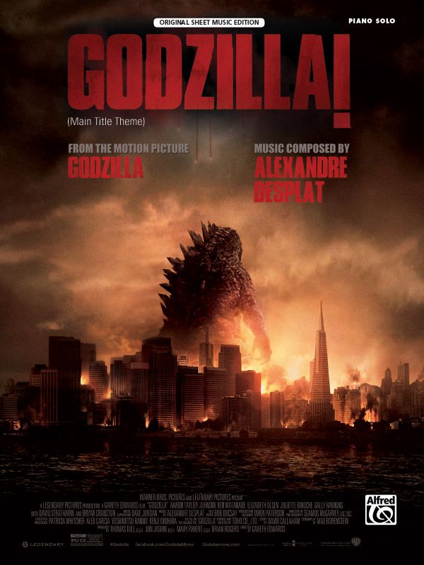 Godzilla! by Alexandre Desplat » Piano Sheet Music