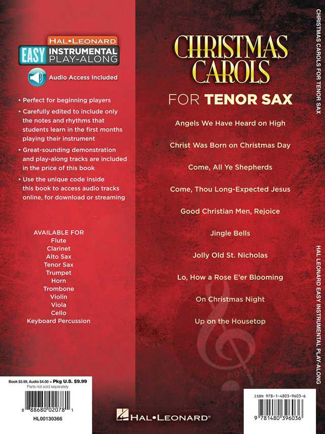 Christmas Carols » Saxophone Sheet Music