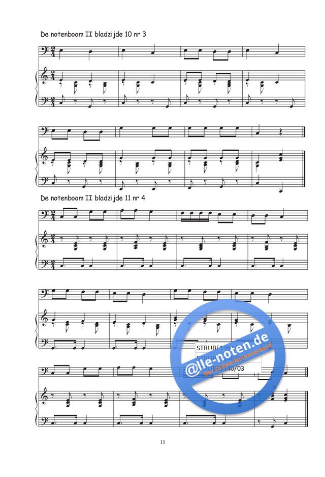 De Notenboom 2 - Pianobegeleidingen by Johan Peeters » Music Theory Books
