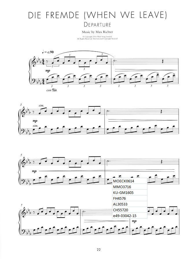 Film Scores for Solo Piano » all-sheetmusic.com