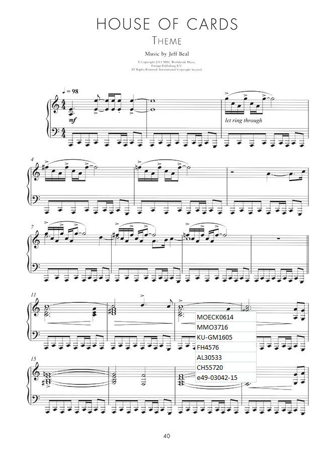 Film Scores for Solo Piano » all-sheetmusic.com