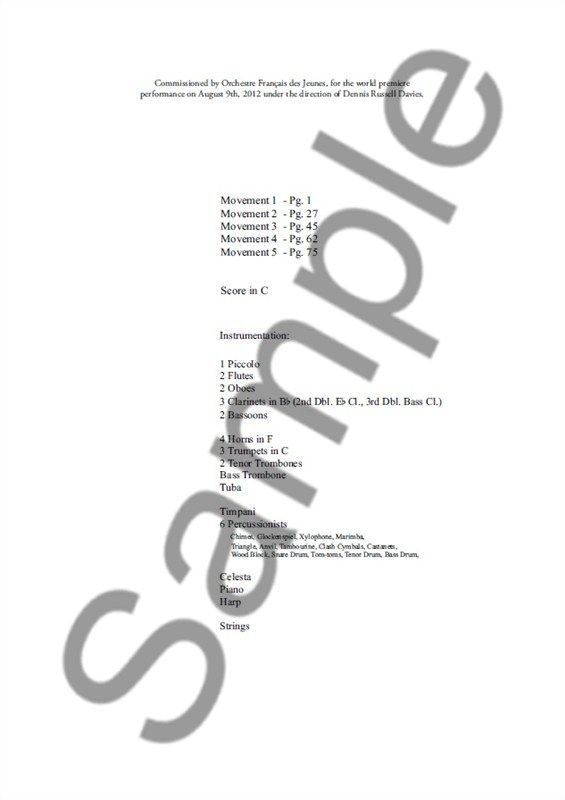 Philip Glass Sheet Music for Orchestra » Buy Online