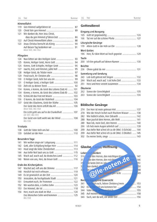 182 Chorsätze zum Evangelischen Gesangsbuch (EG) » Sheet Music for ...
