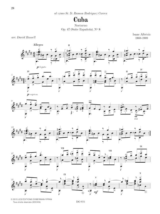 Isaac Albeniz Guitar Sheet Music » Buy Sheet Music Online