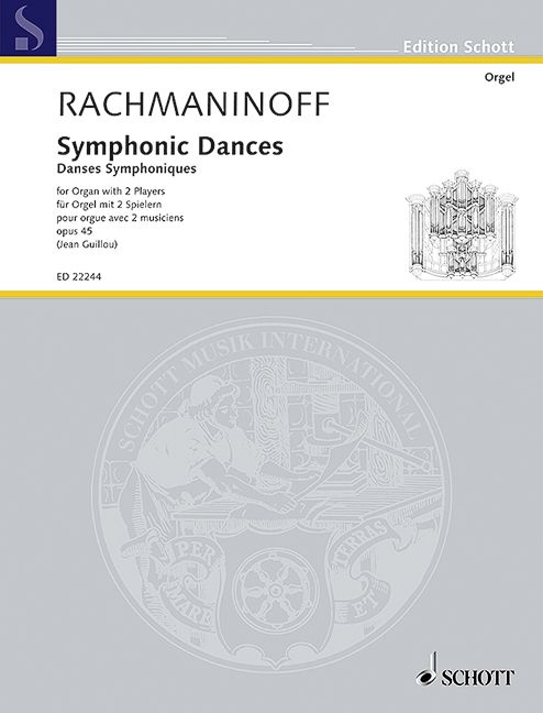 Symphonic Dances op. 45 by Sergei Rachmaninow » Organ Sheet Music
