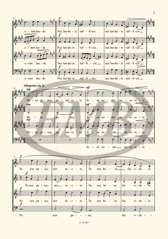 Lauda Sion (Aurél Tillai) » Sheet Music for Mixed Choir