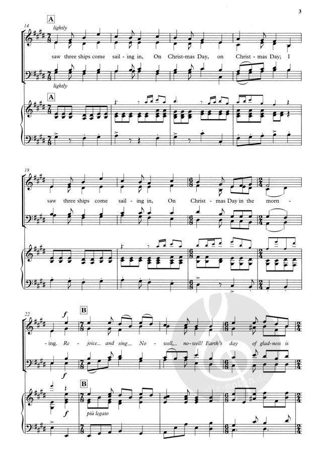 Rejoice and sing! (John Rutter) » Sheet Music for Mixed Choir