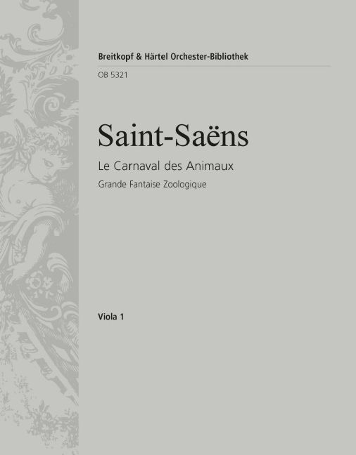 Le Carnaval des animaux by Camille Saint-Saëns » Sheet Music for ...