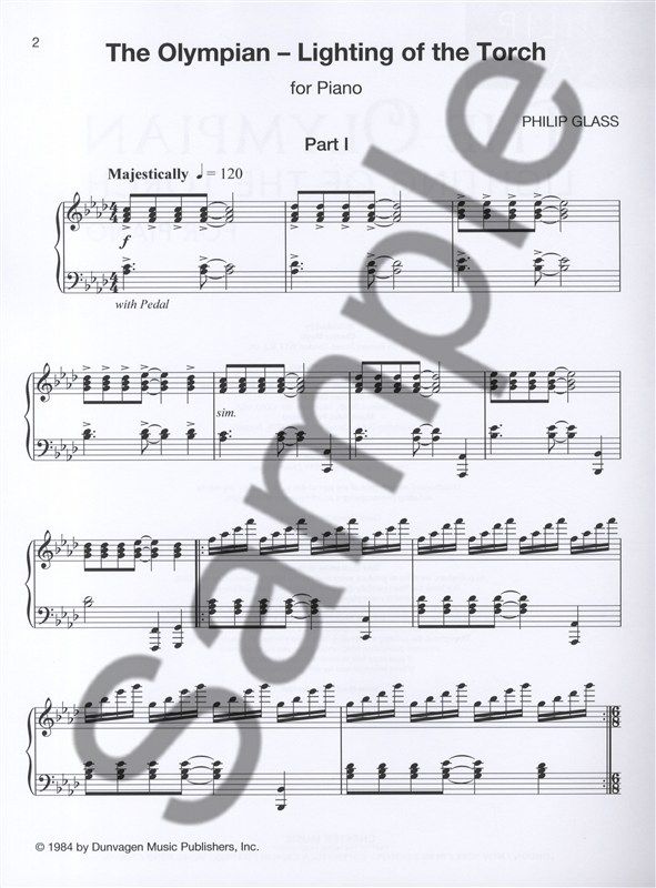 Philip Glass Piano Sheet Music » Buy Sheet Music Online
