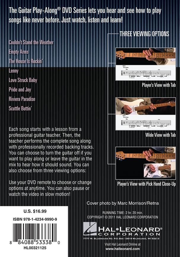 Guitar Play-Along DVD Vol. 32: Stevie Ray Vaughan by Stevie Ray Vaughan ...