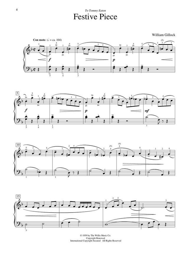 Classic Piano Repertoire: William Gillock » all-sheetmusic.com