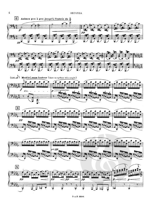 La Mer 4 Mains by Claude Debussy » Piano Sheet Music (Score)